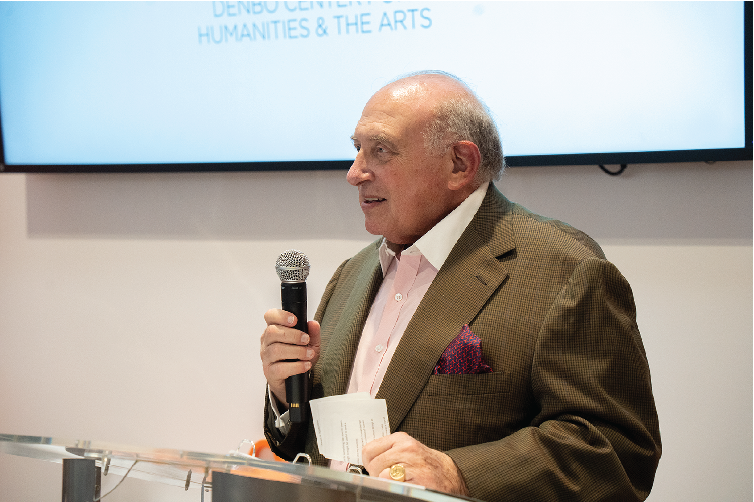 UT Celebrates Naming of Denbo Center for Humanities and the Arts - News